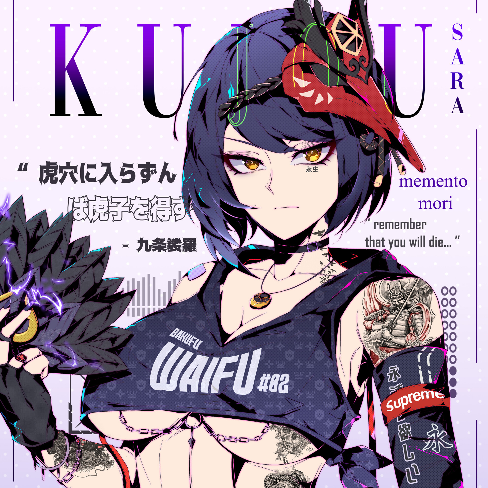 ArtStation - Kujou Sara : Street punk