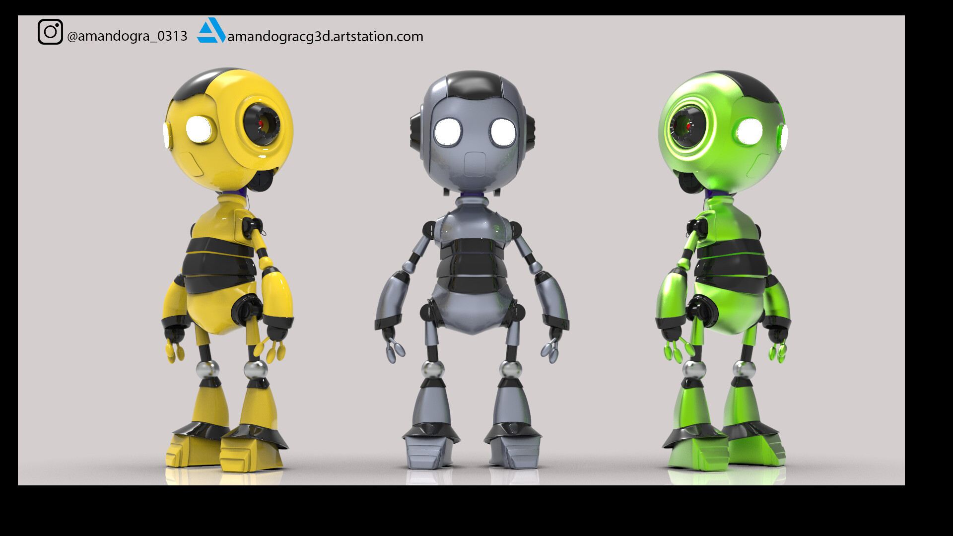 ArtStation - Tiny Robot Artwork