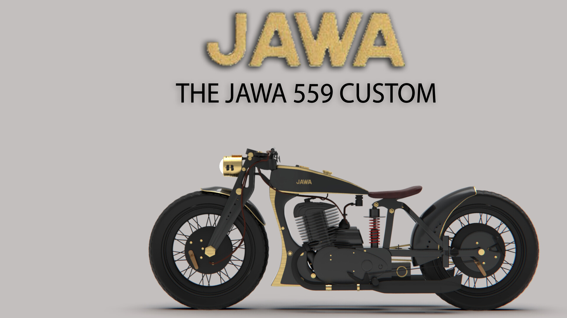 ArtStation - JAWA 559 CUSTOM BUILD