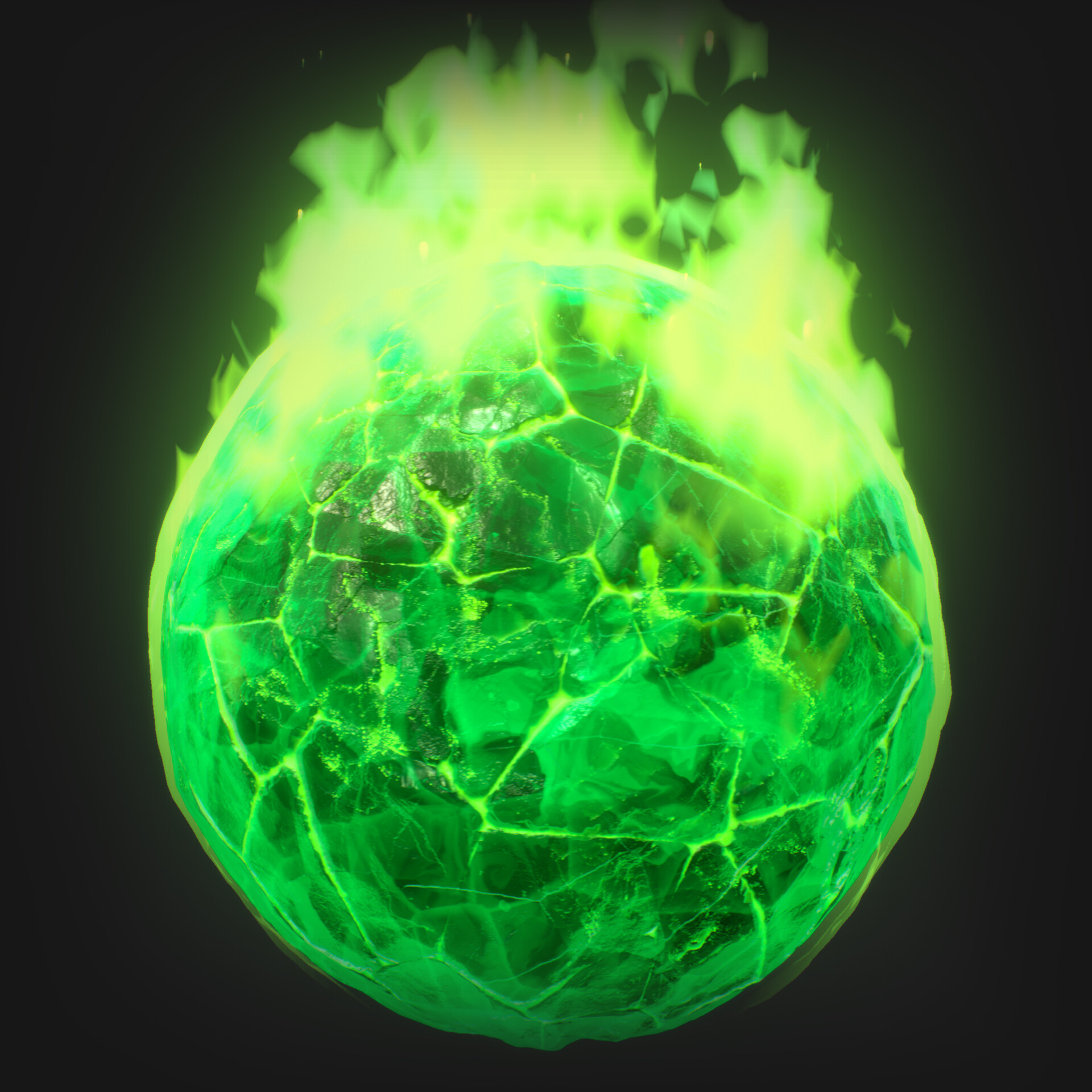 ArtStation - Material Study - Warcraft Fel Orb