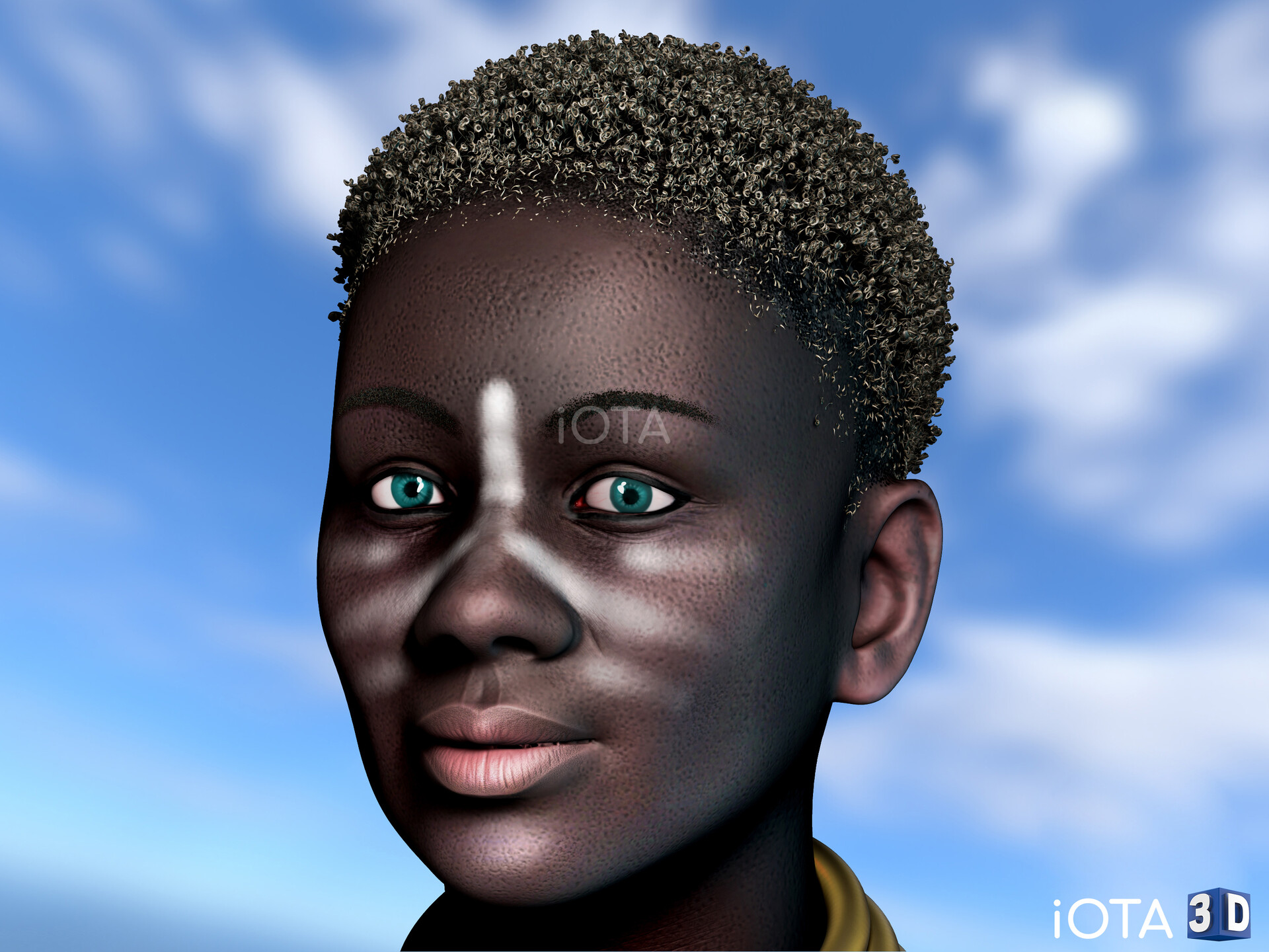 ArtStation - Concept art of a beautiful African girl