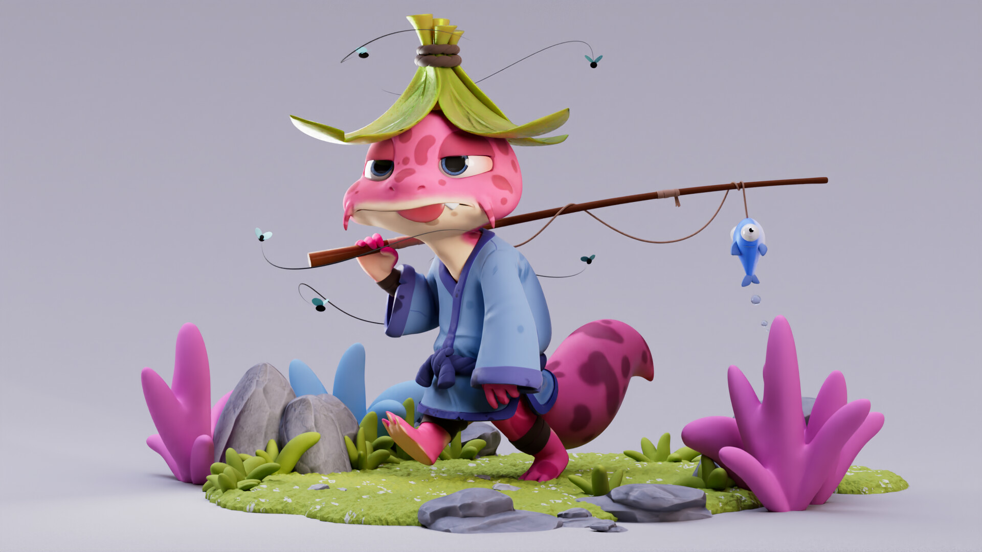 ArtStation - Baited... Lizard Render