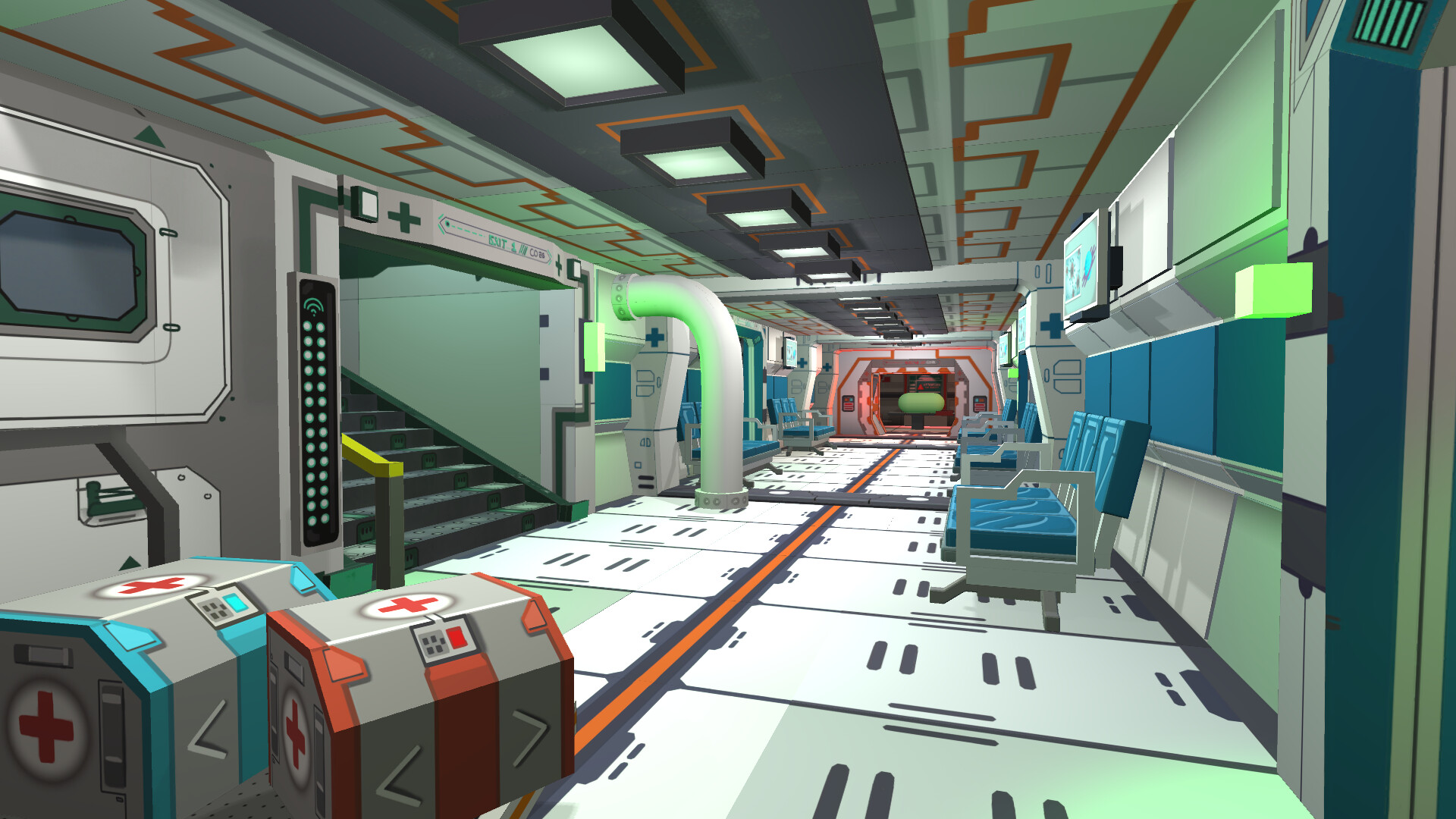 ArtStation - Sci-fi Hospital