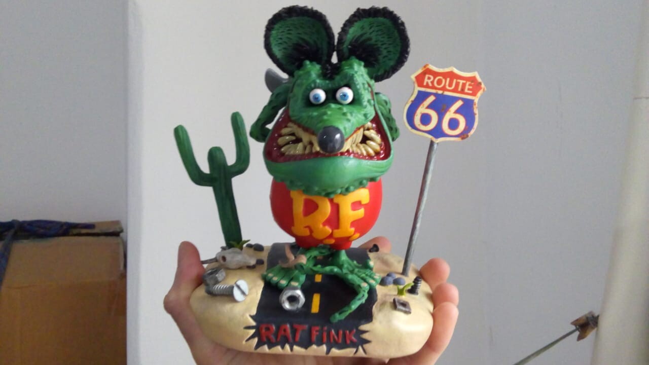 ArtStation - Rat Fink collectible figure