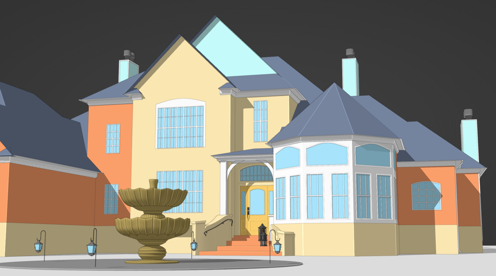 ArtStation - Atkinson Mansion | Dark Places Modeling Hunt | Season 1