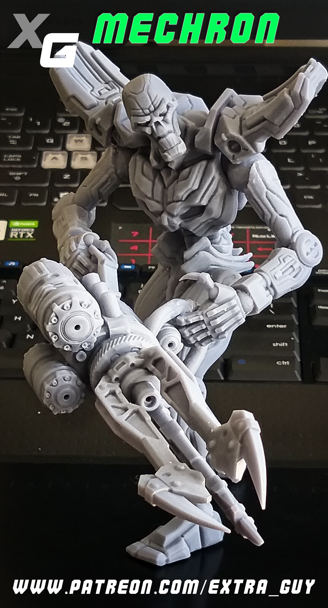 ArtStation - Mechron 1/10 Scale 3D Printable