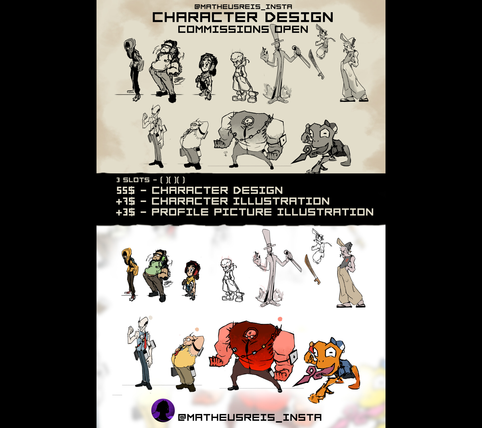 ArtStation - varied styles of character design portfolio