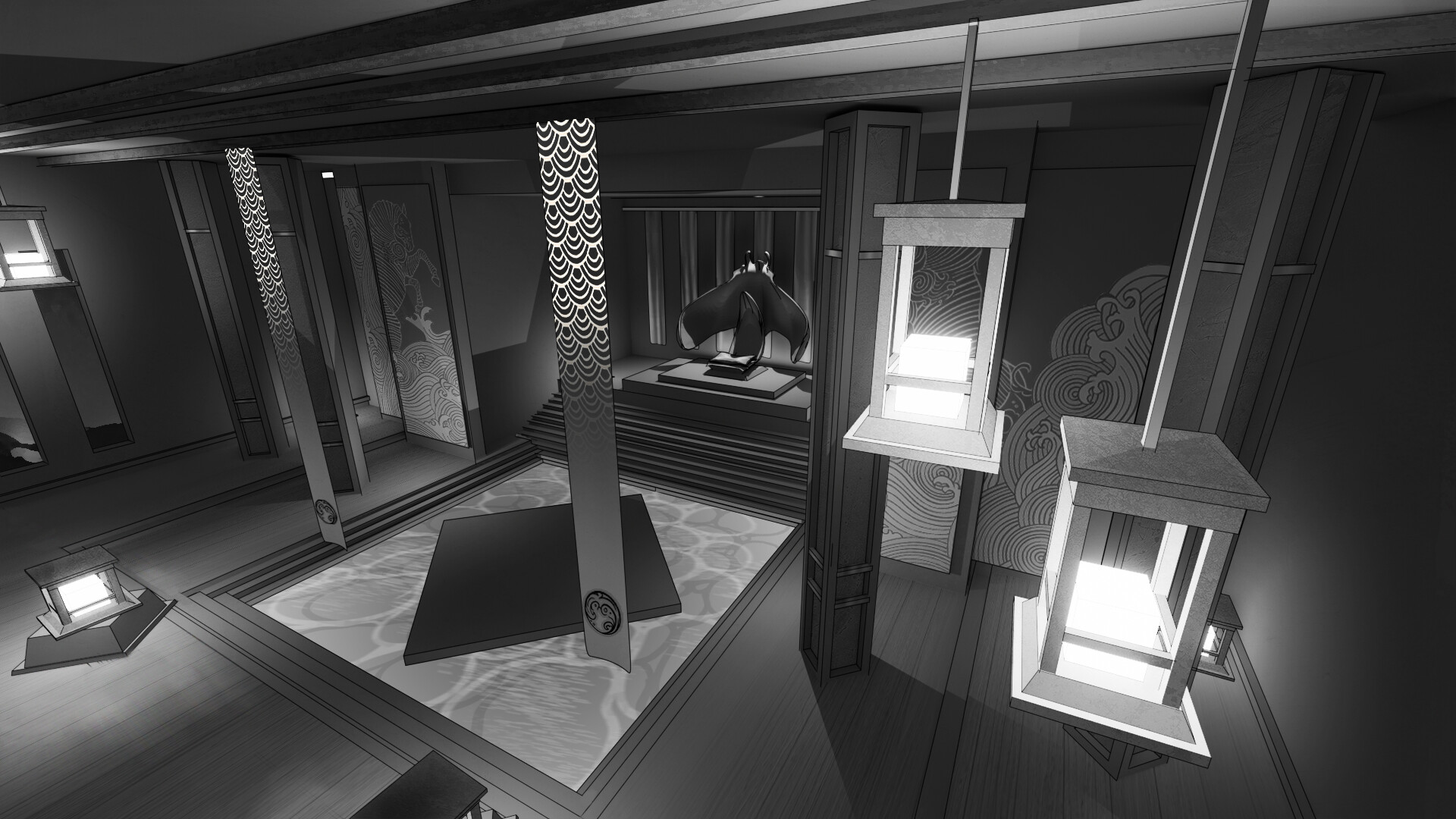 ArtStation - Poseidon's ancient temple - Environment study