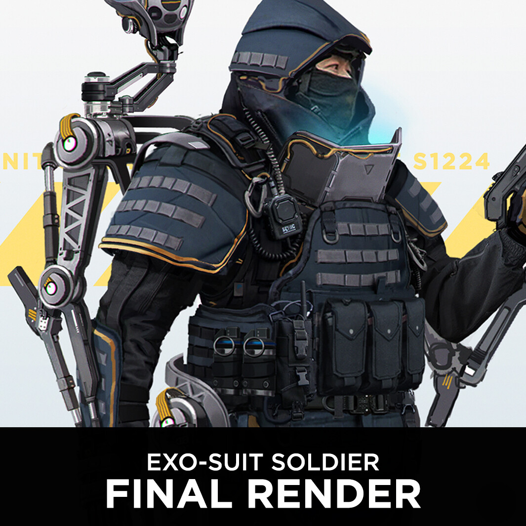 ArtStation - Exo Suit Soldier (Infiltration Specialist)