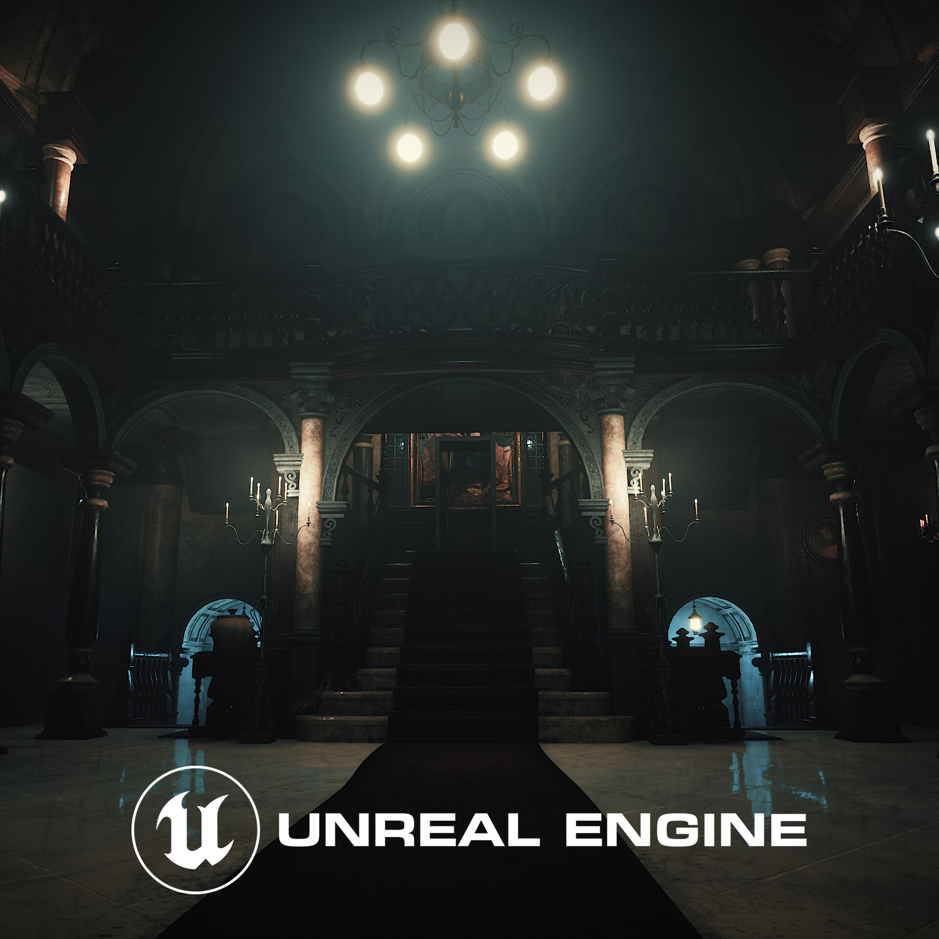 ArtStation - Resident Evil Mansion recreation in Unreal Engine