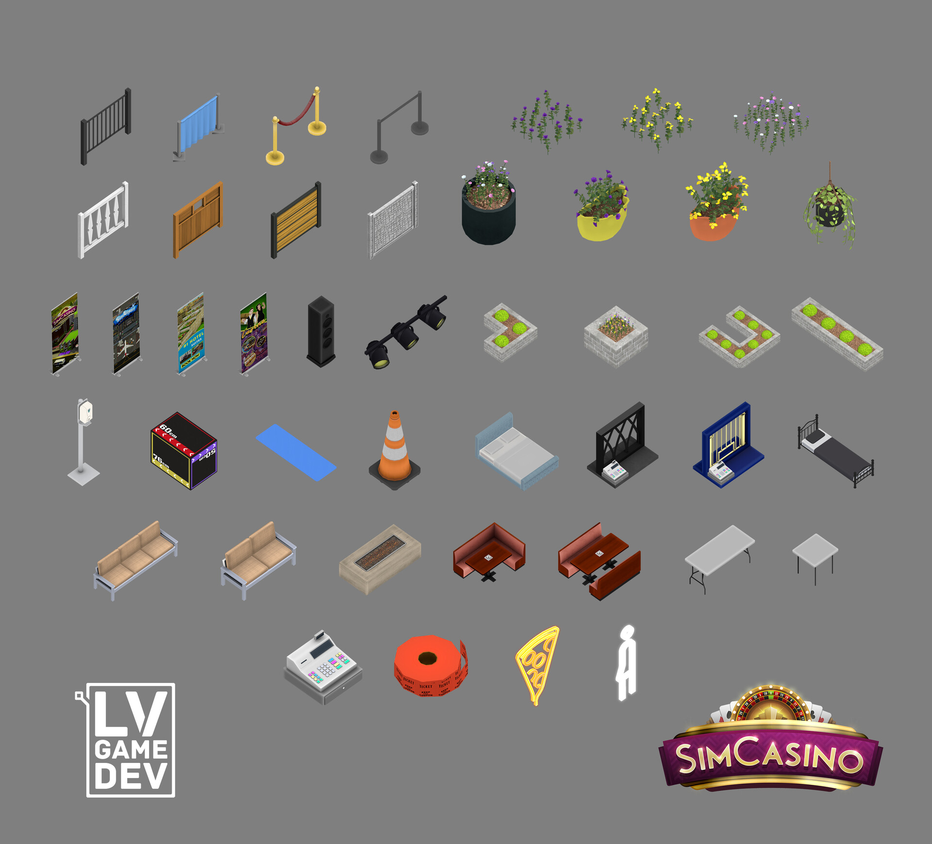 ArtStation - SimCasino 3D Props