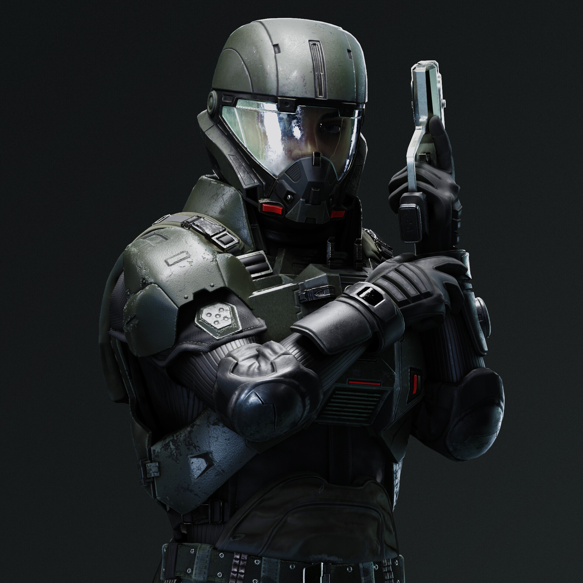 ArtStation - Halo 3 Marine Pilot (HD)