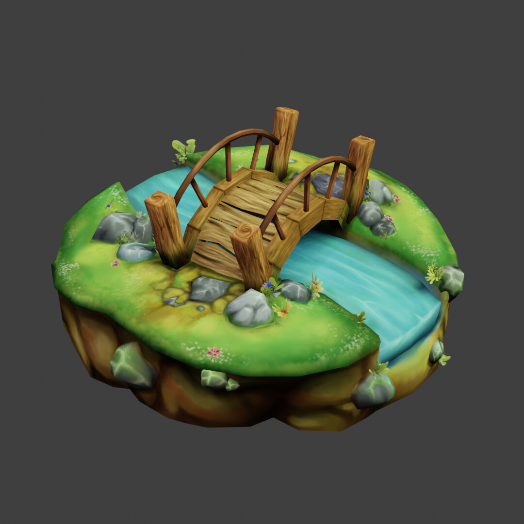 ArtStation - Medieval Bridge Design.