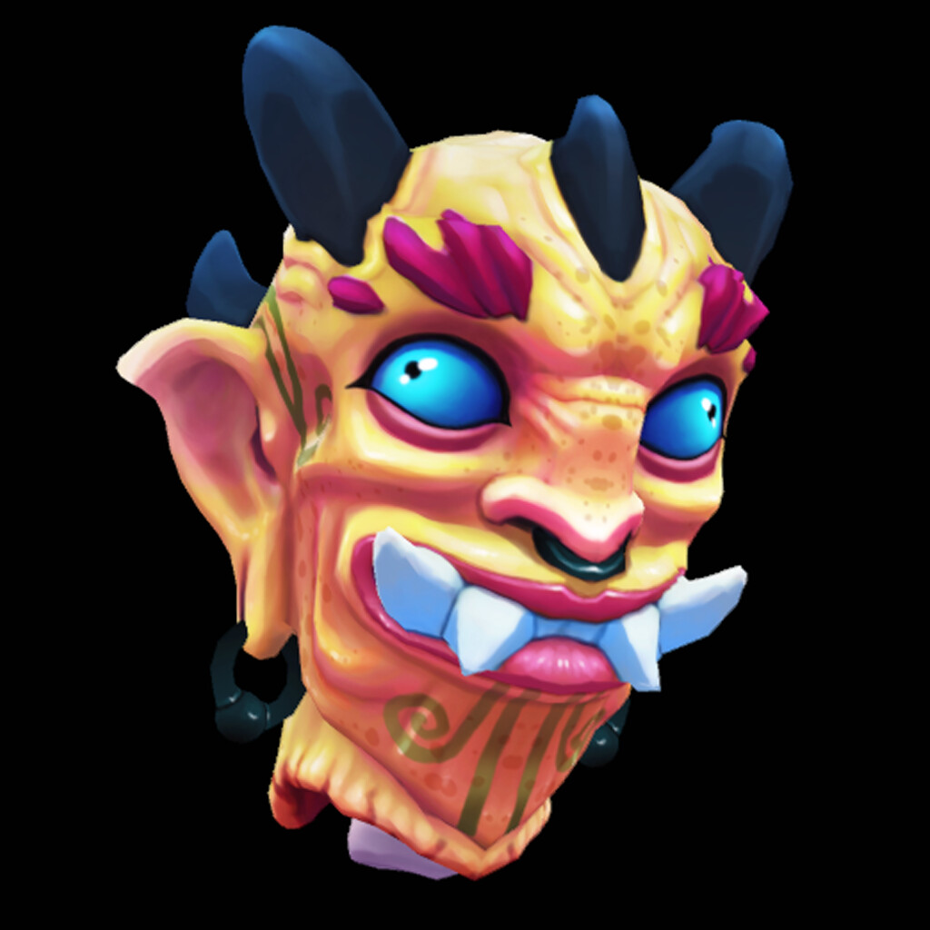 ArtStation - Oni Head