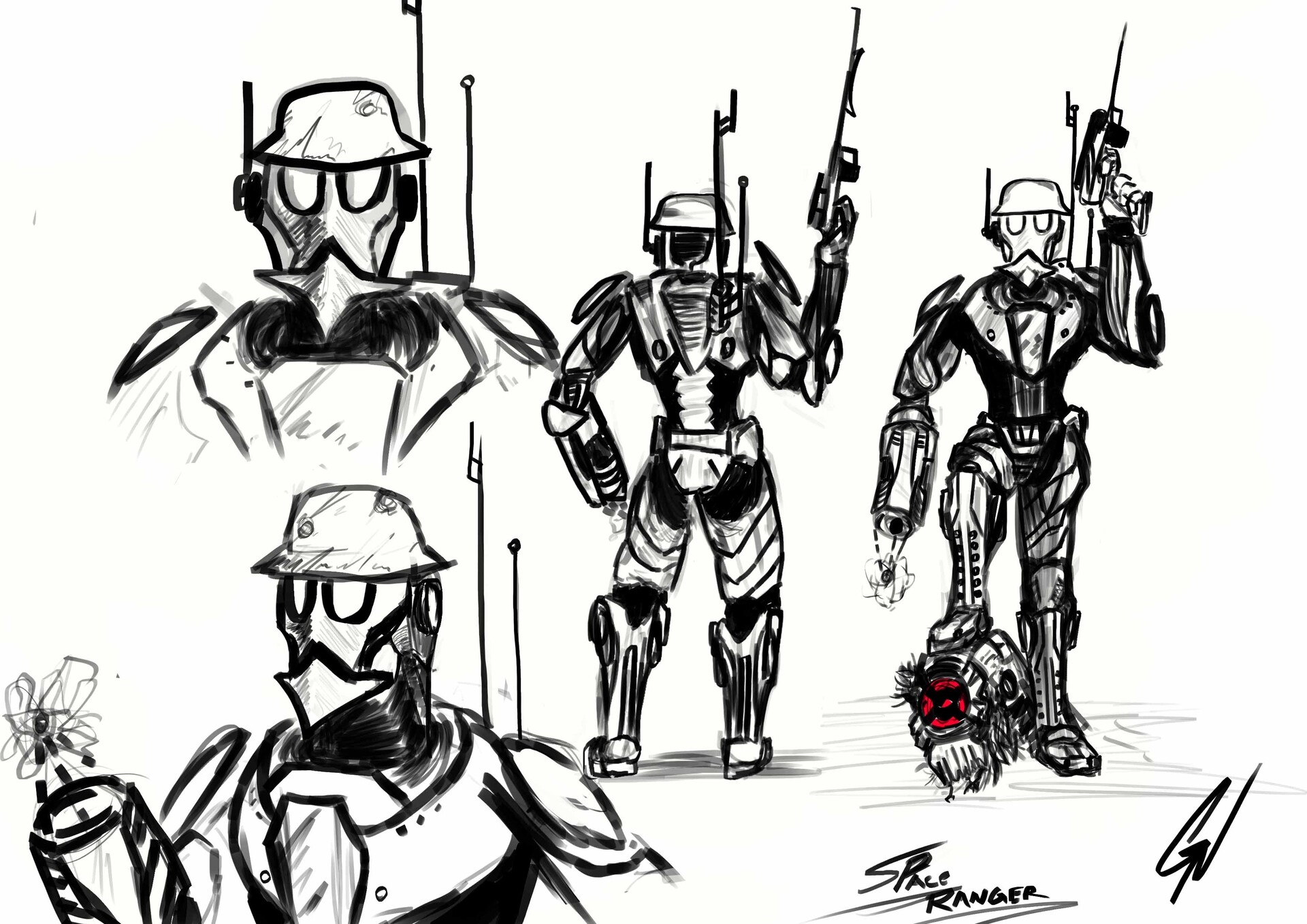 ArtStation - Concept space ranger