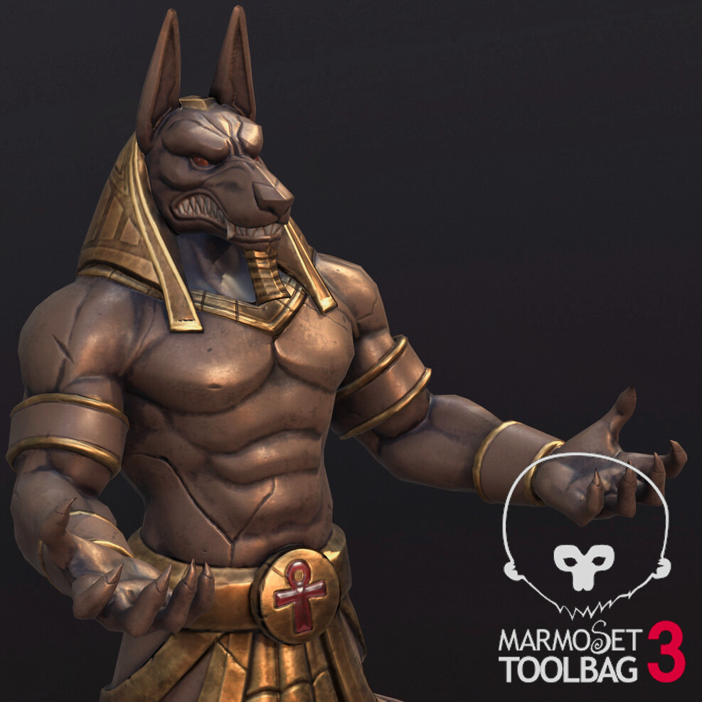 ArtStation - Portfolio V: Anubis core-Heroes of the Storm Fan art