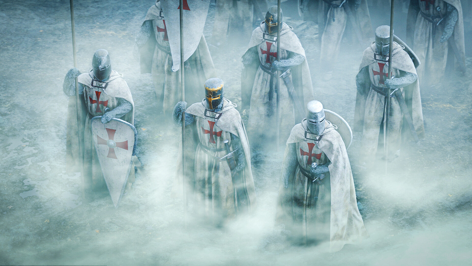 ArtStation - The Knight in freezing fog