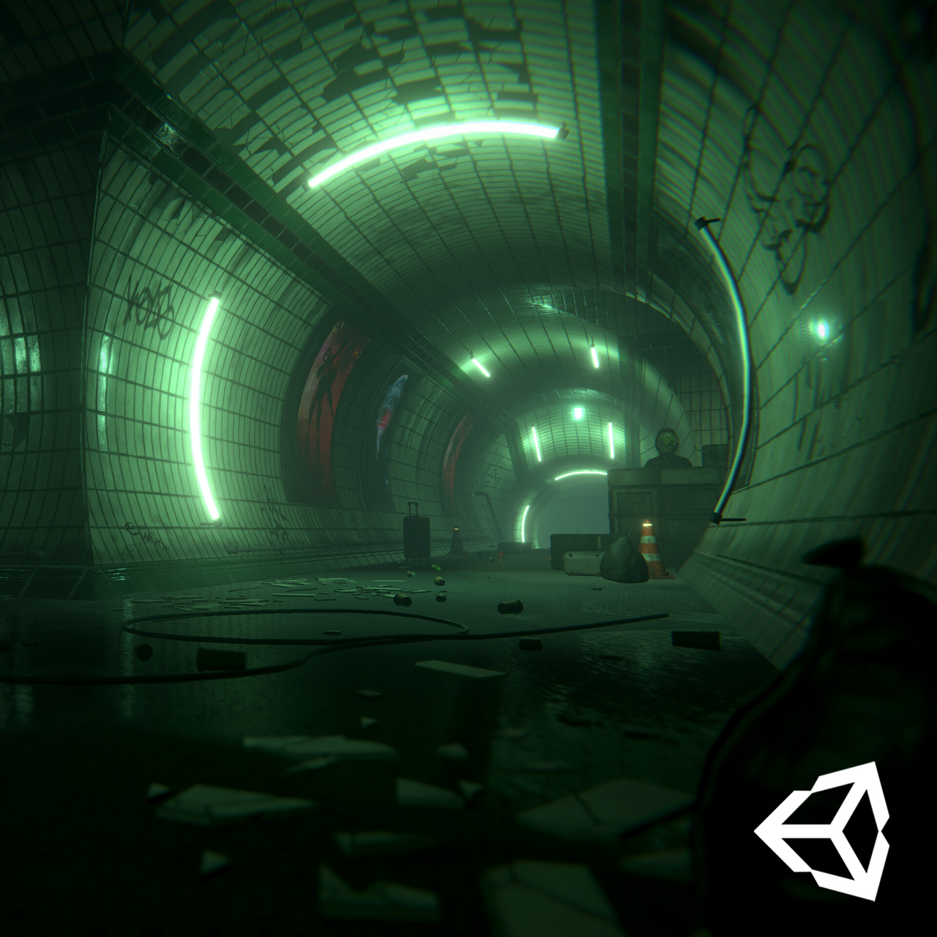 ArtStation - Watchman Project Subway [Student Game Demo VR]