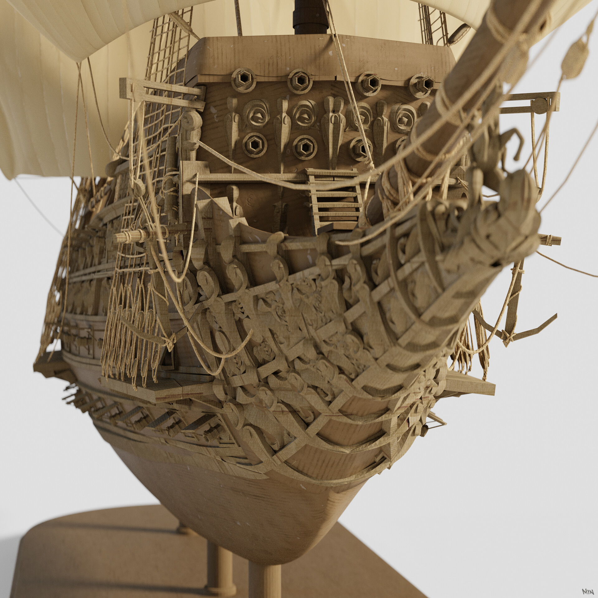 Min Guen - Sovereign of the Seas: VR Modeling