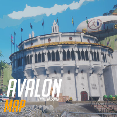 ArtStation - Avalon Map (Catalina Island) - Unreal Engine | Overwatch Inspired