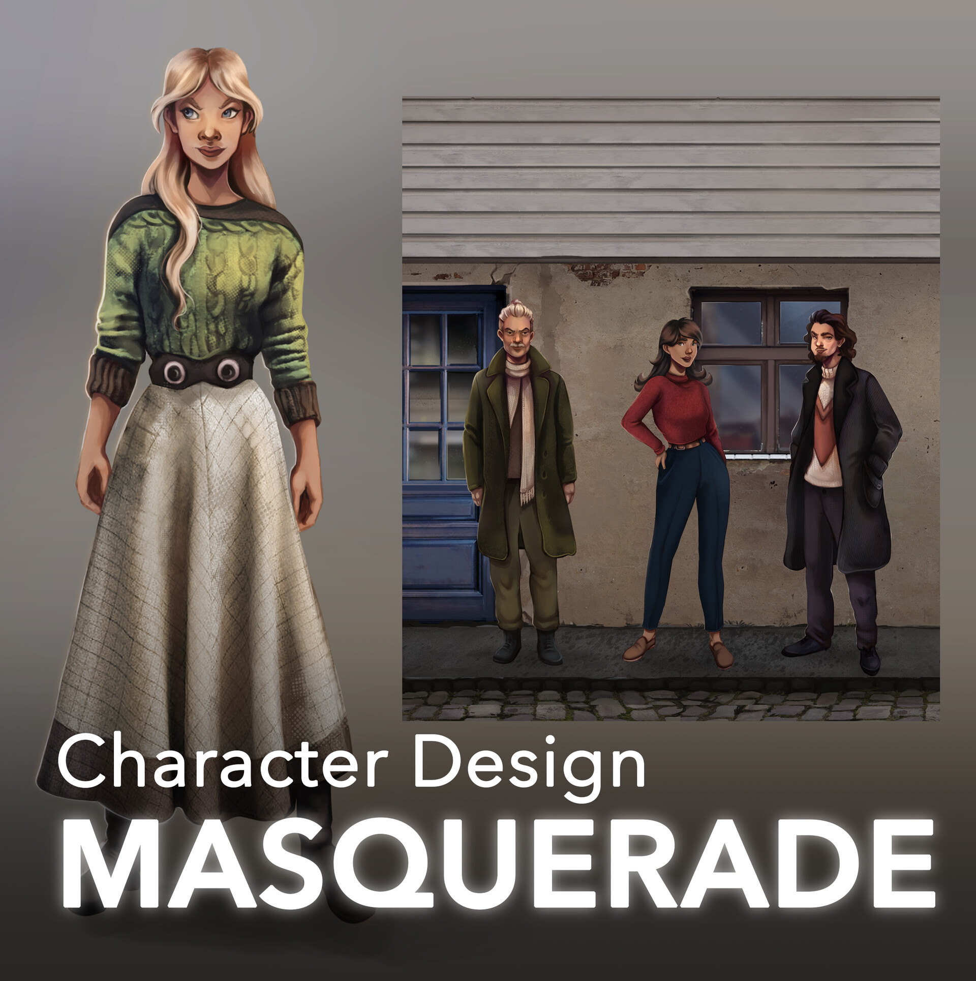 ArtStation - Masquerade | Character Design