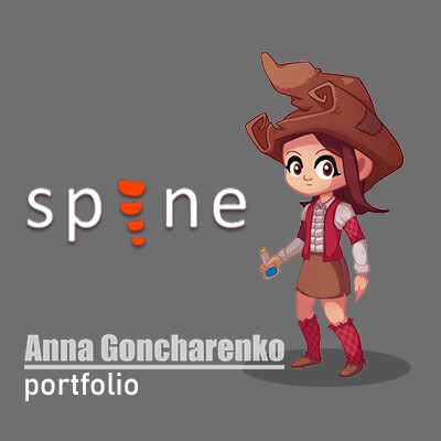 ArtStation - Spine Animations Girl