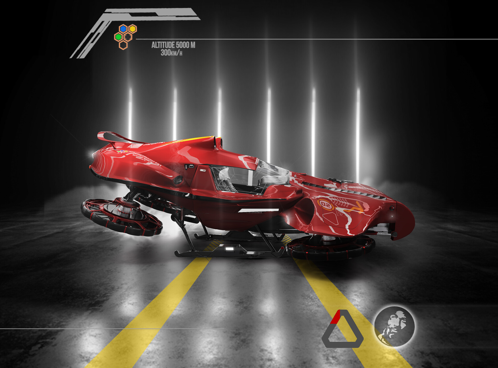 ArtStation - Flying cars concept