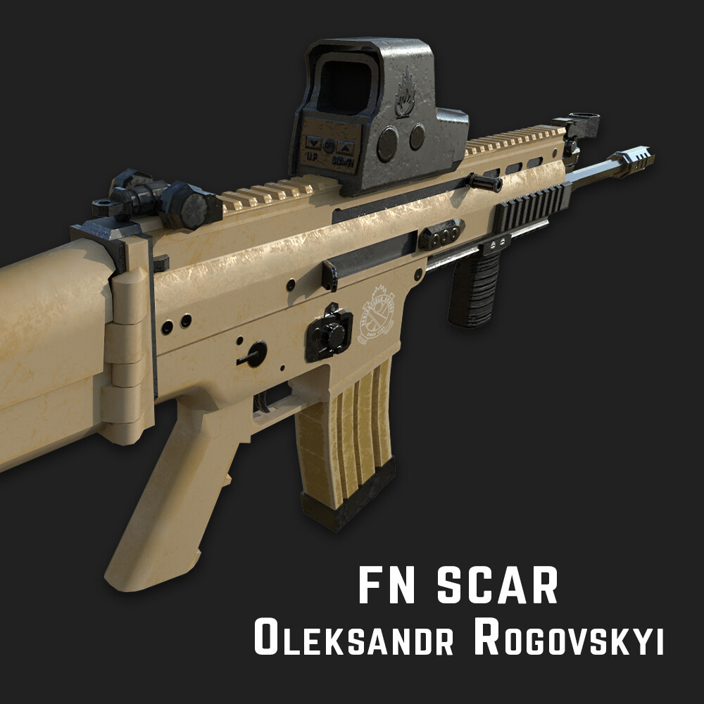 ArtStation - Scar-L STD Low Poly