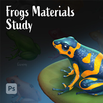 ArtStation - "Frogs" Materials Study