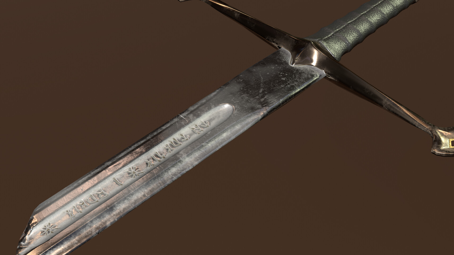 ArtStation - Anduril Sword of the Lord of the Rings.