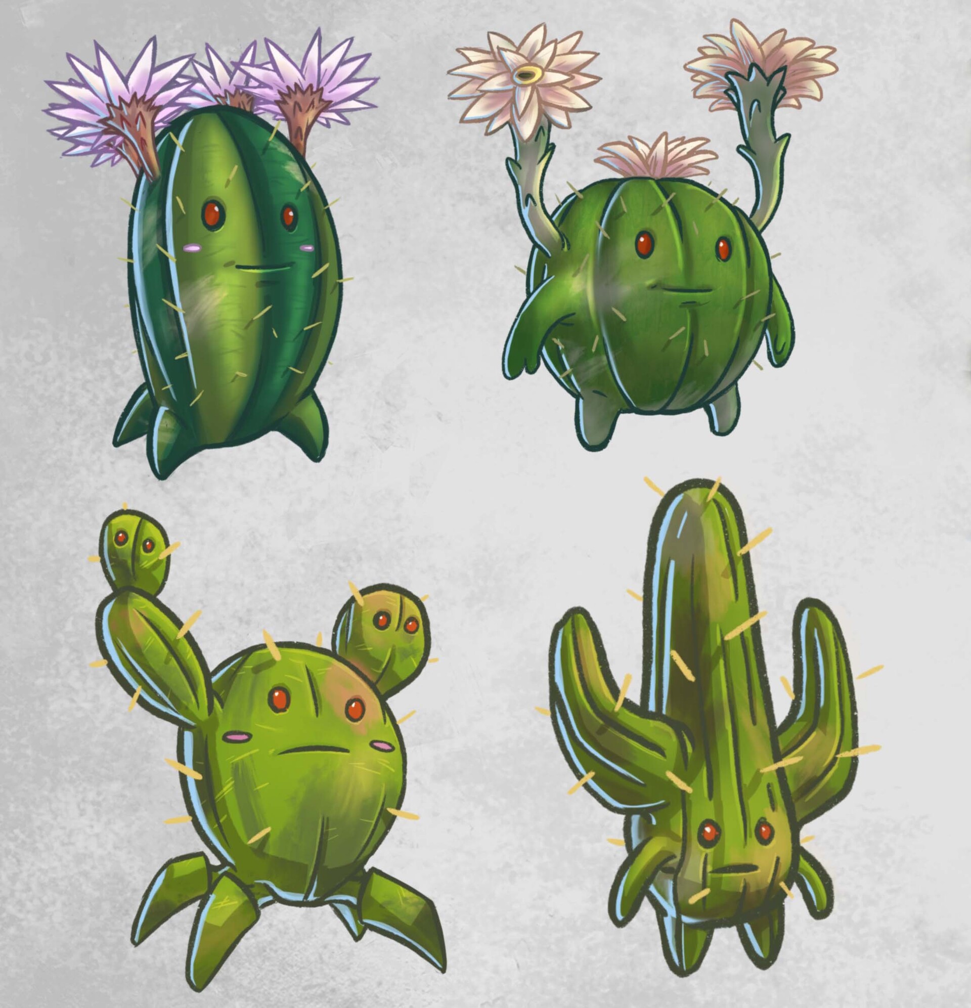 ArtStation - Cactian Creatures