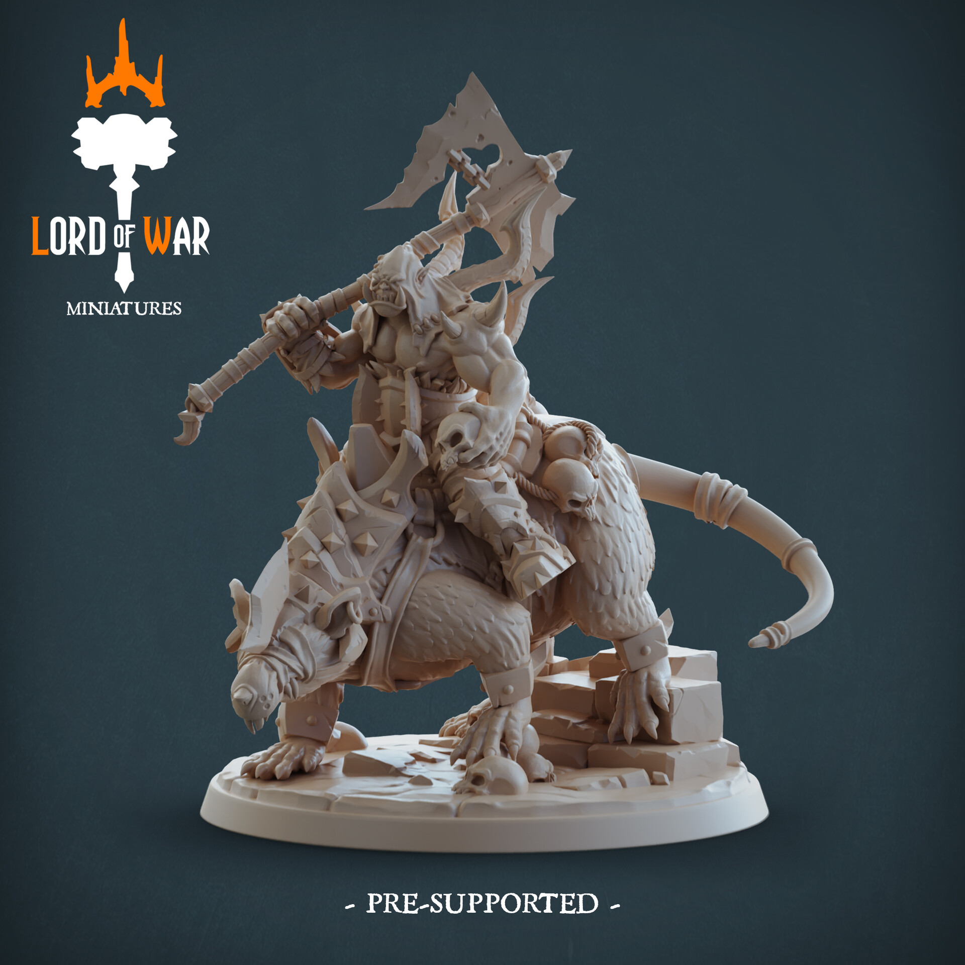 Lord of War Miniatures - Orc Mount Executioner-Lord of War Miniatures