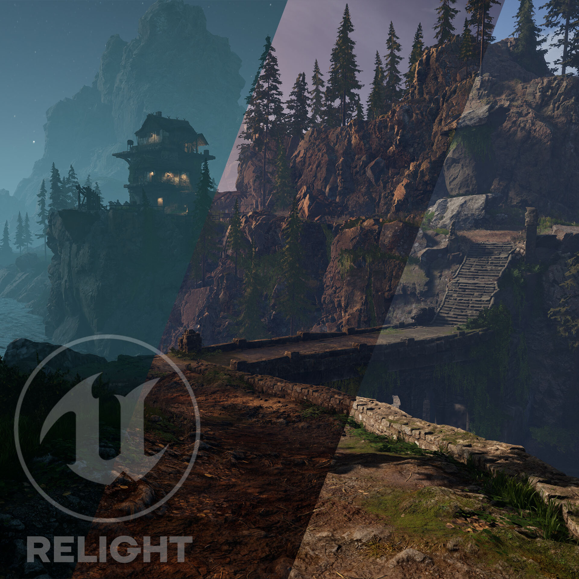 ArtStation - House in Mountains - UE4 Relight