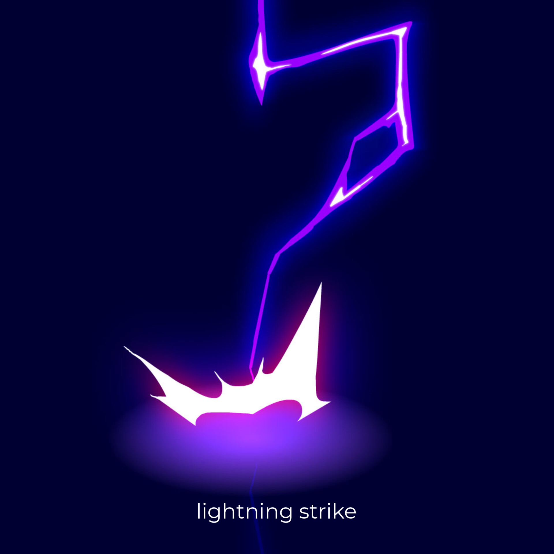 ArtStation - 2D lightning strike