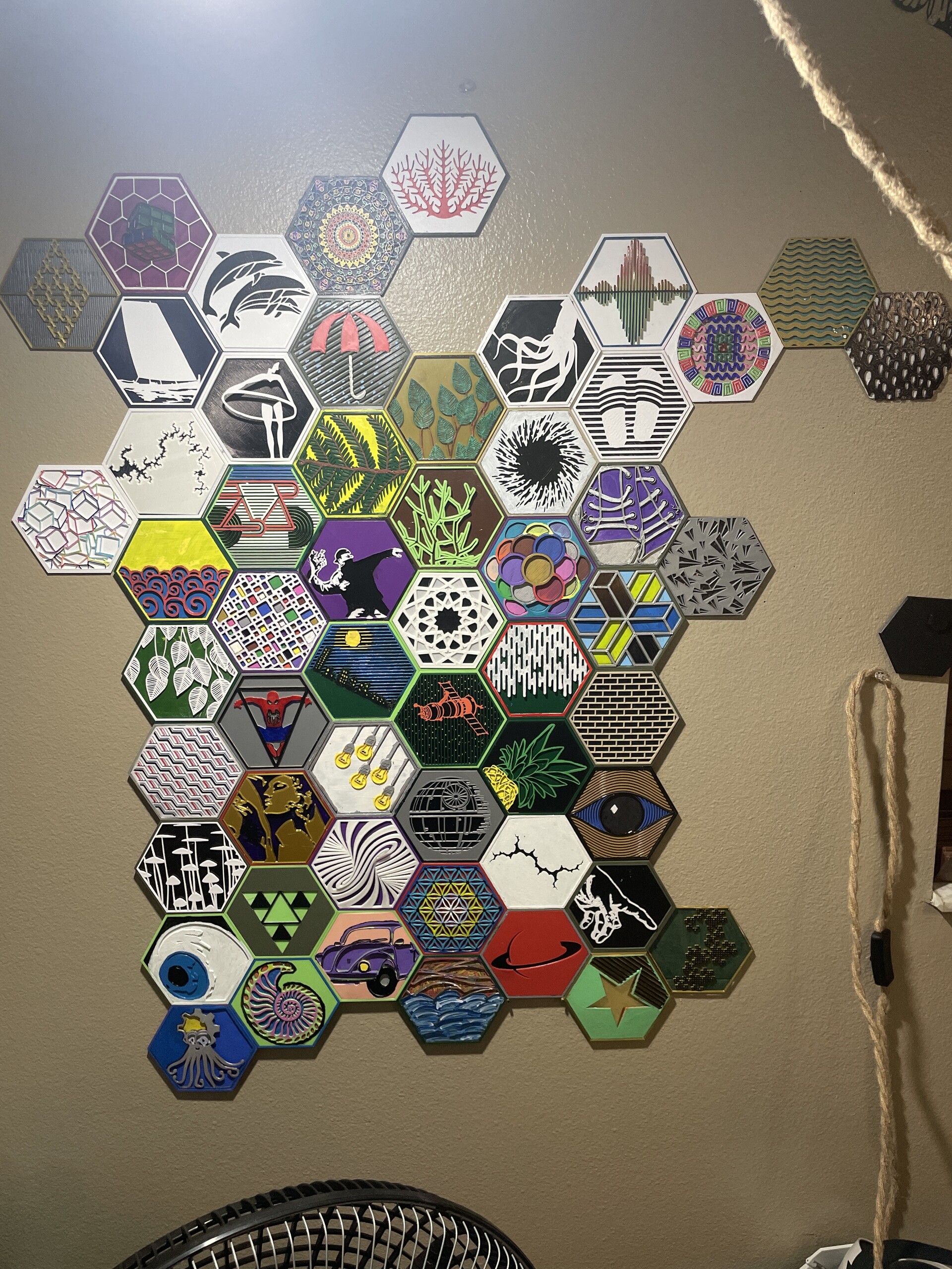 ArtStation - 3D Printed Hexagons