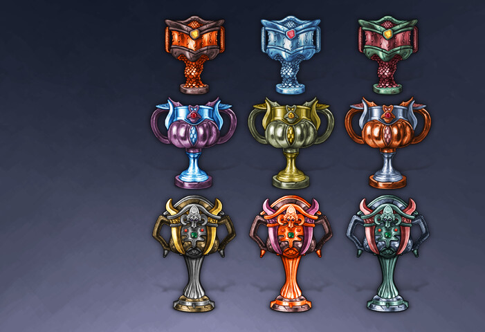 ArtStation - Dragon Trophies