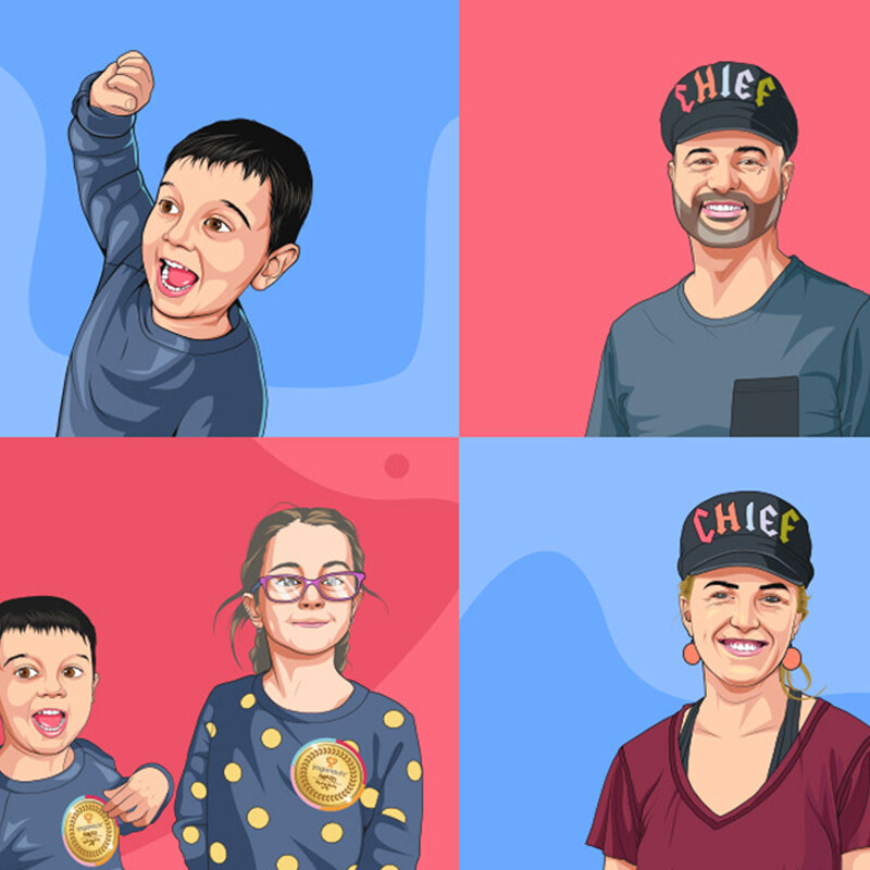 Rabbixel Studio - The Incredible Yoganauts - Vector Illustrations