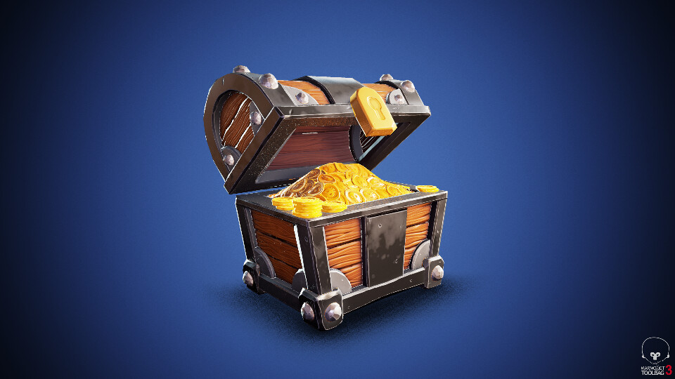 ArtStation - Stylised Treasure Chest