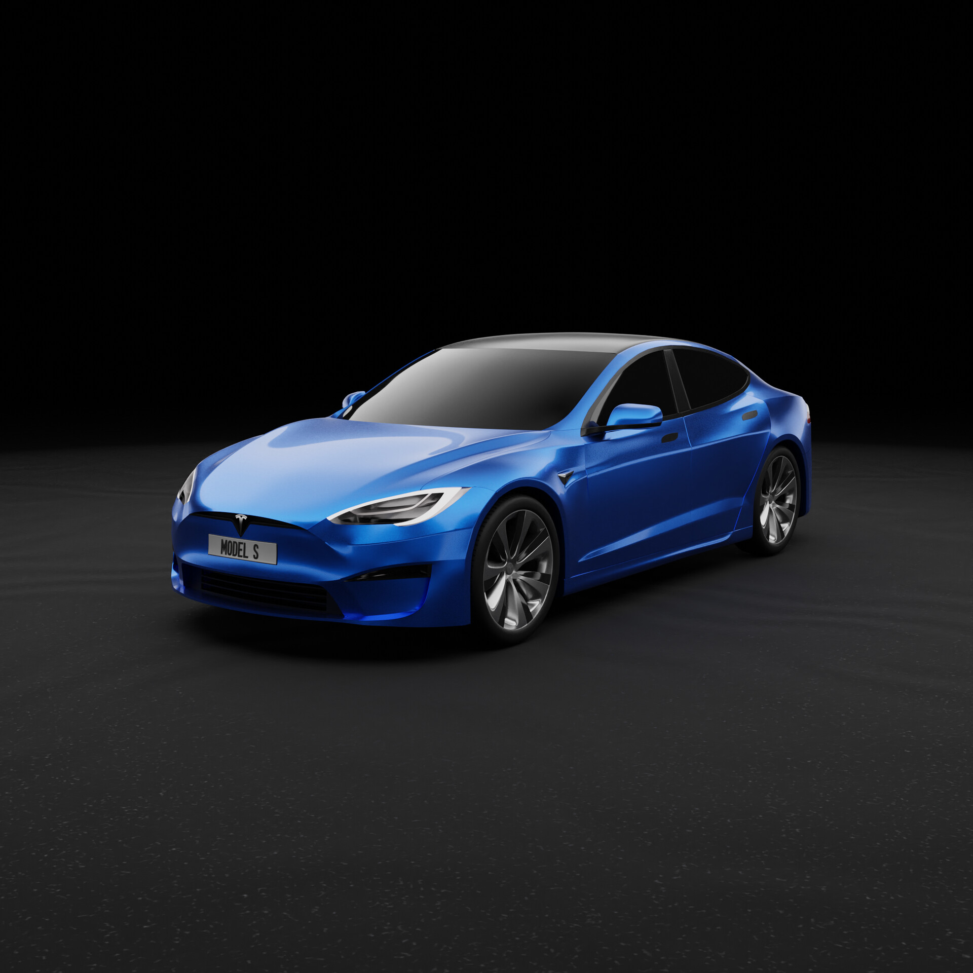 ArtStation - Tesla Model S Plaid