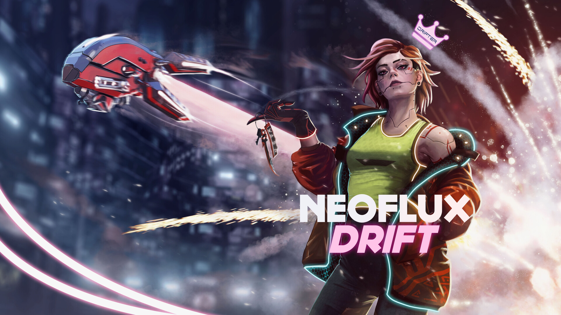 ArtStation - Neoflux Drift | Cover Art