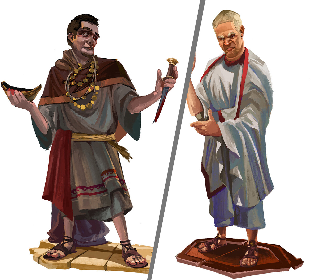 ArtStation - Roman Civilians, Character Sketch #3