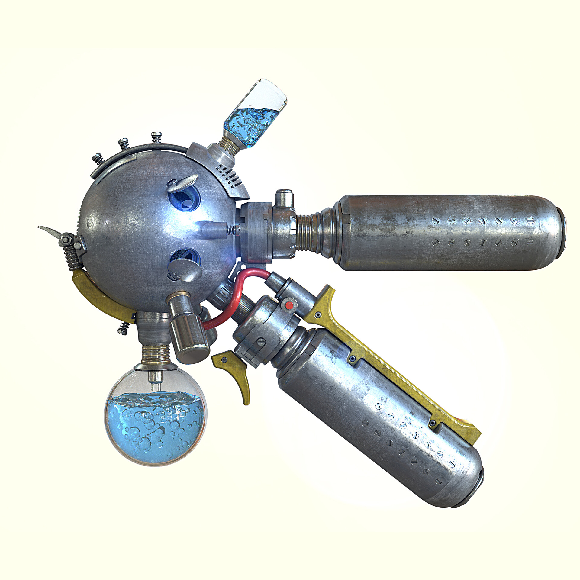 ArtStation - CAD Version Mad science 2 / Tribute to Bruce Yu