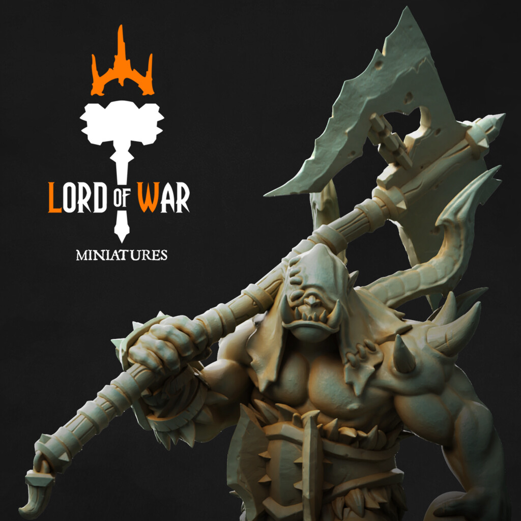 ArtStation - Orc Executioner - Lord of War Miniatures