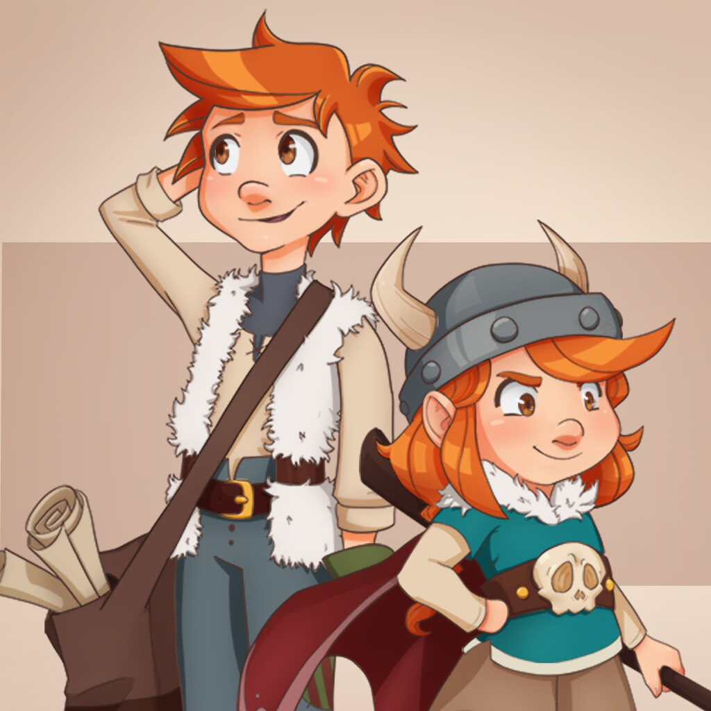 ArtStation - Design enfants vikings