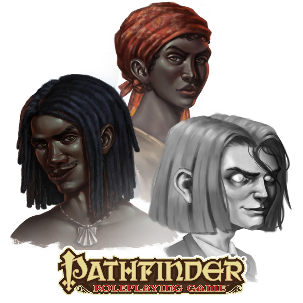 ArtStation - Pathfinder Characters Portraits