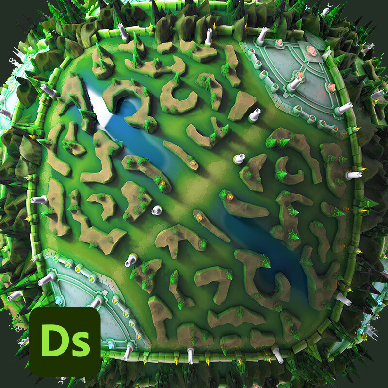 ArtStation - LOL_MAP