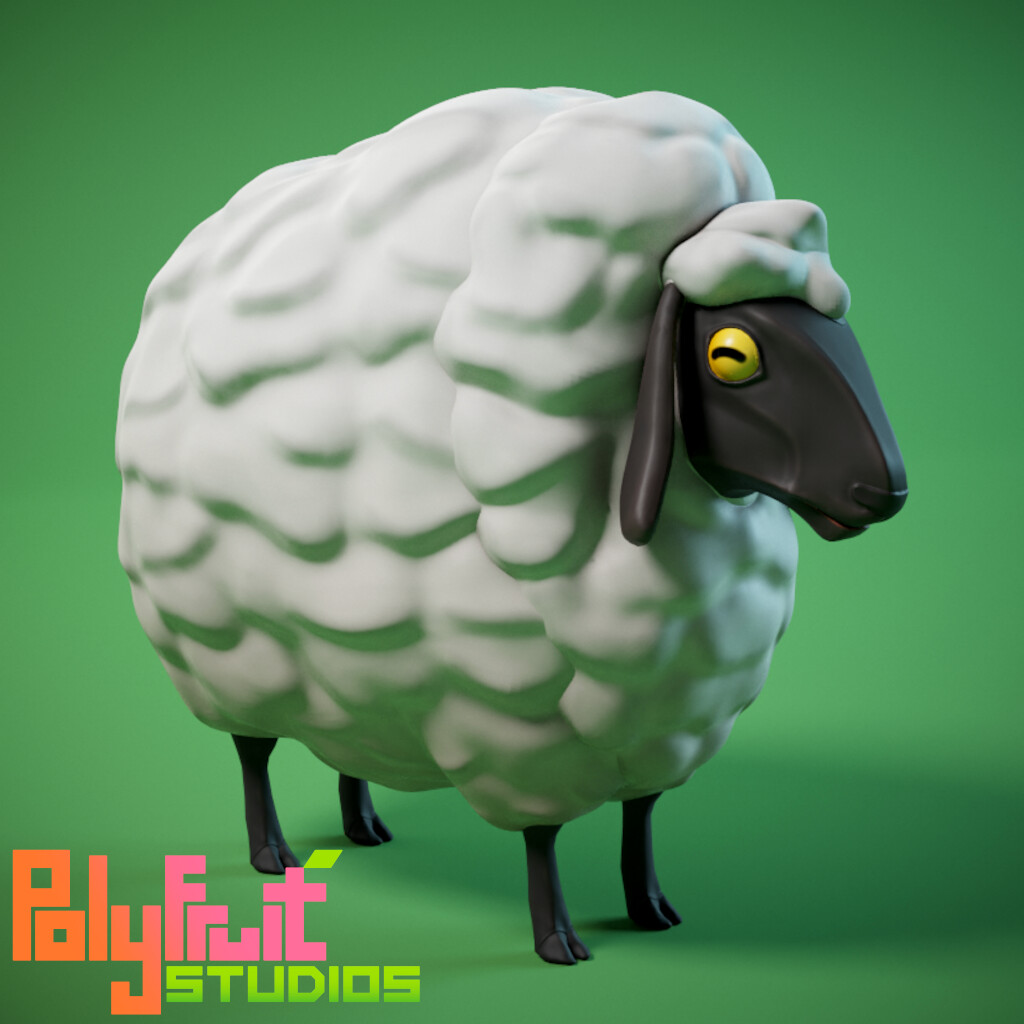 ArtStation - Stylized Sheep