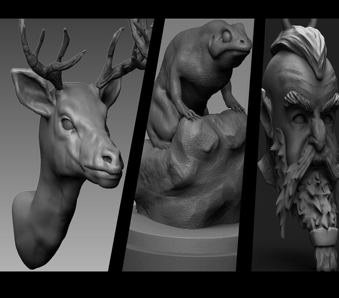 ArtStation - Zbrush Sketches