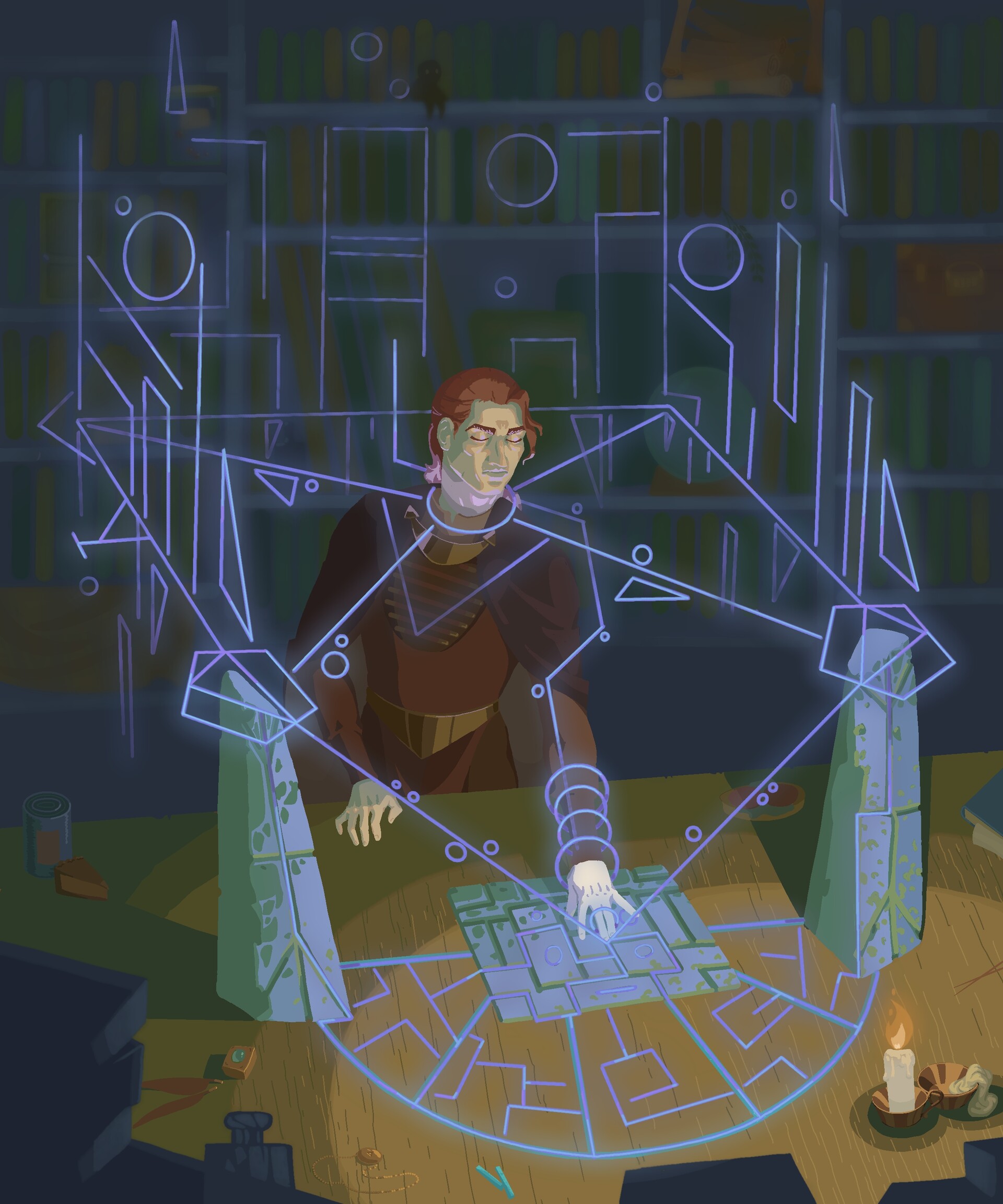 ArtStation - Ian and magic