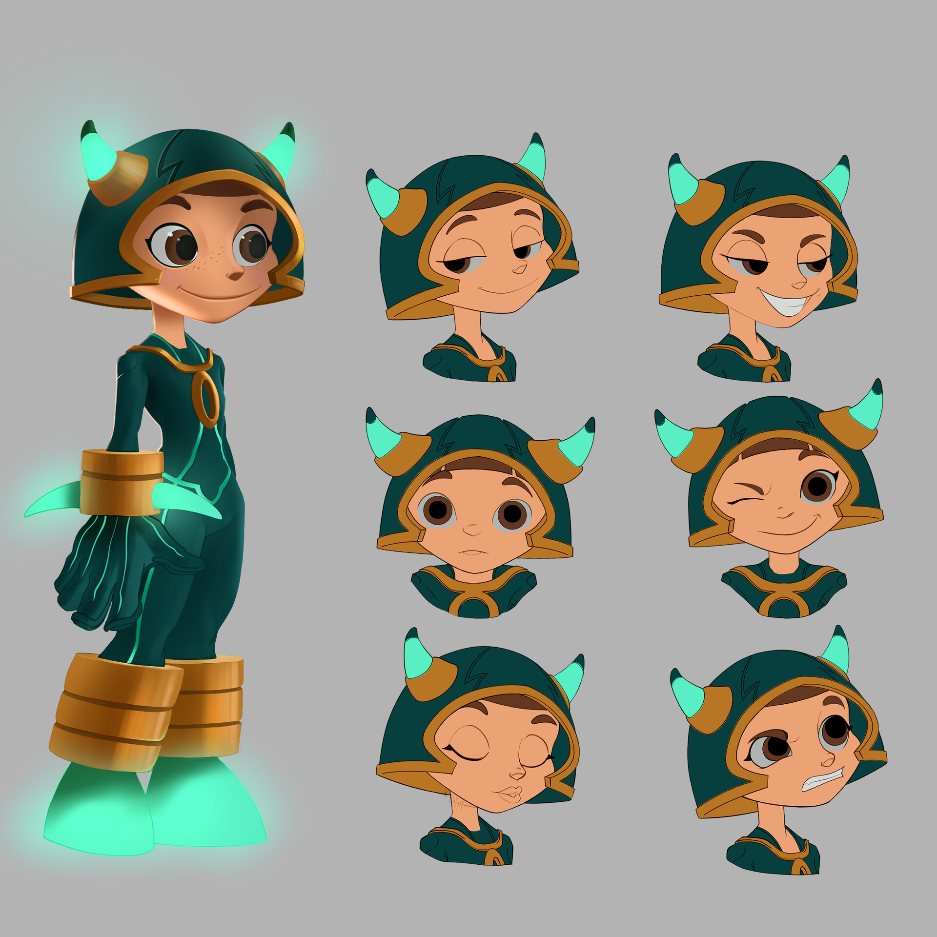 ArtStation - Character design for the upcoming game - Zodiac Olympics!!